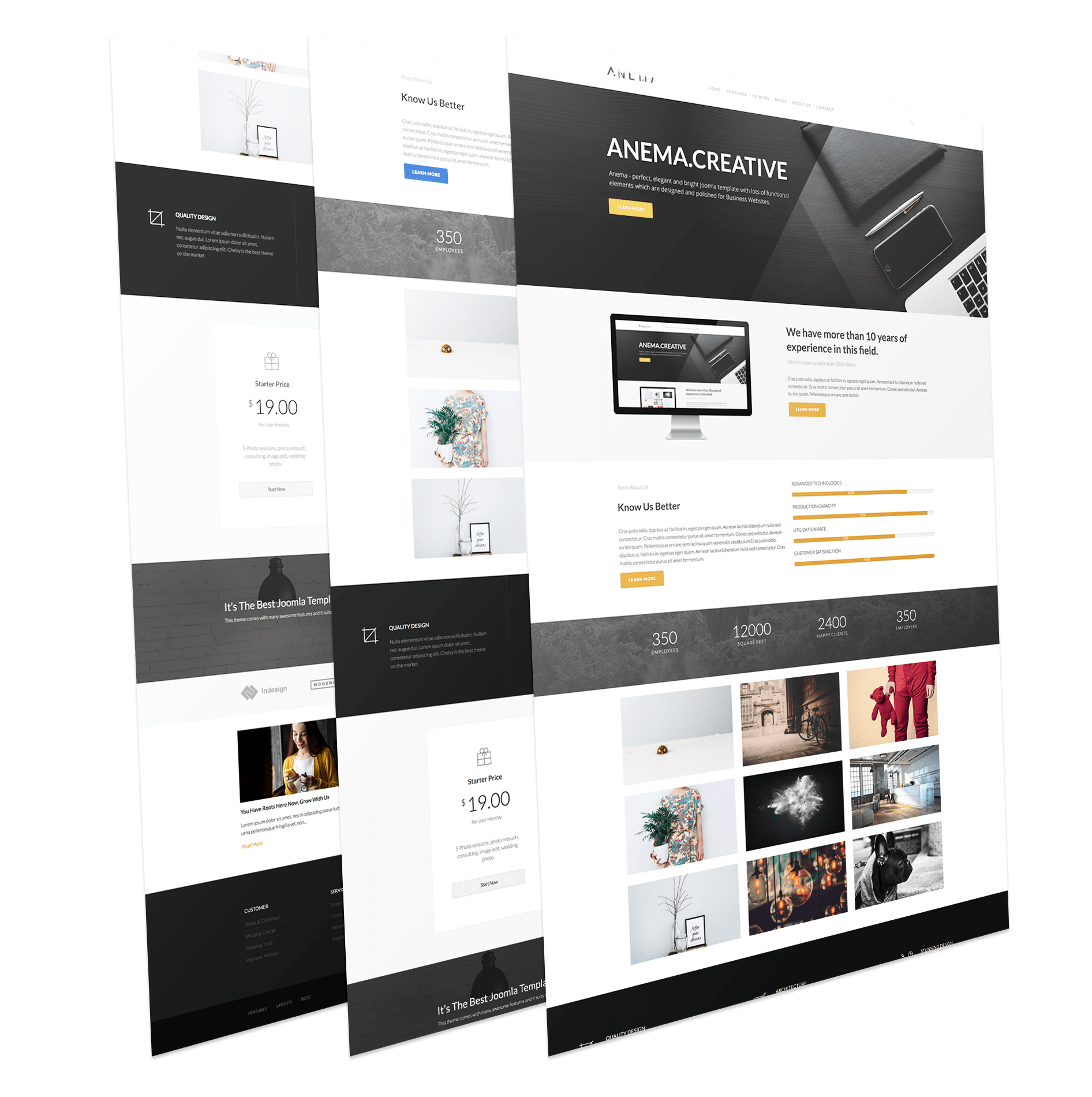 Responsive Joomla Template – JL Anema