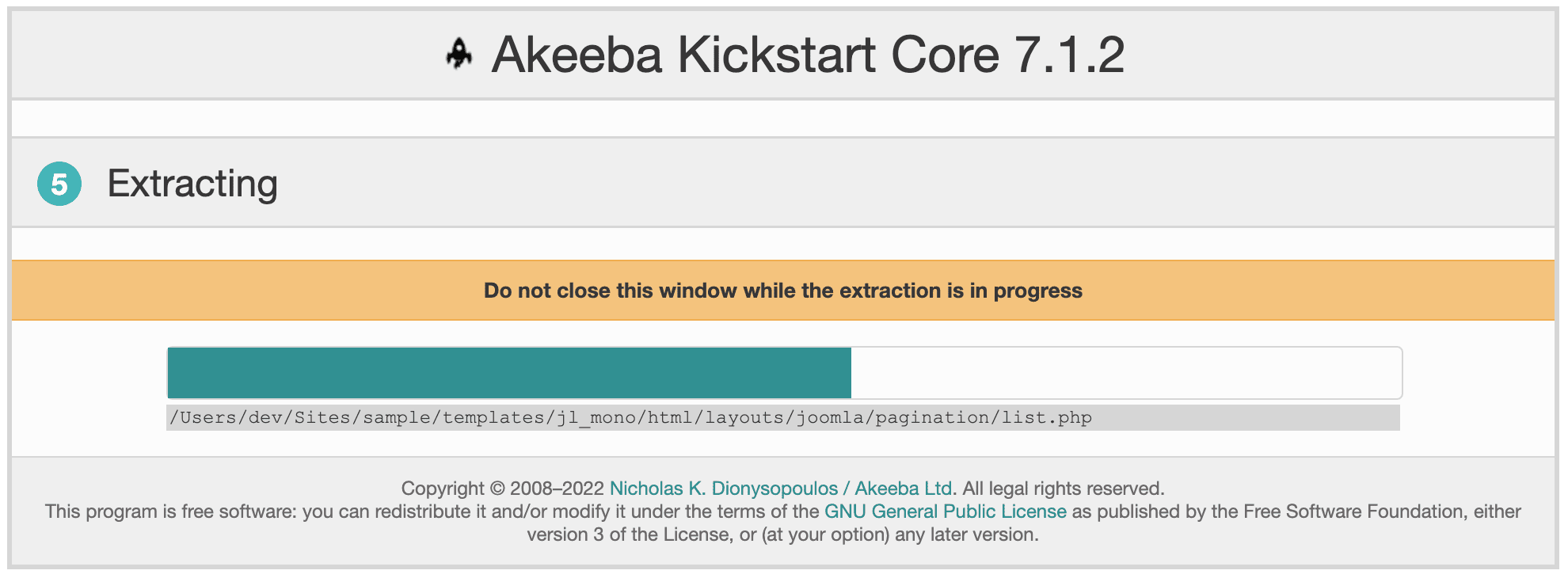 How to install Joomla Quickstart Package