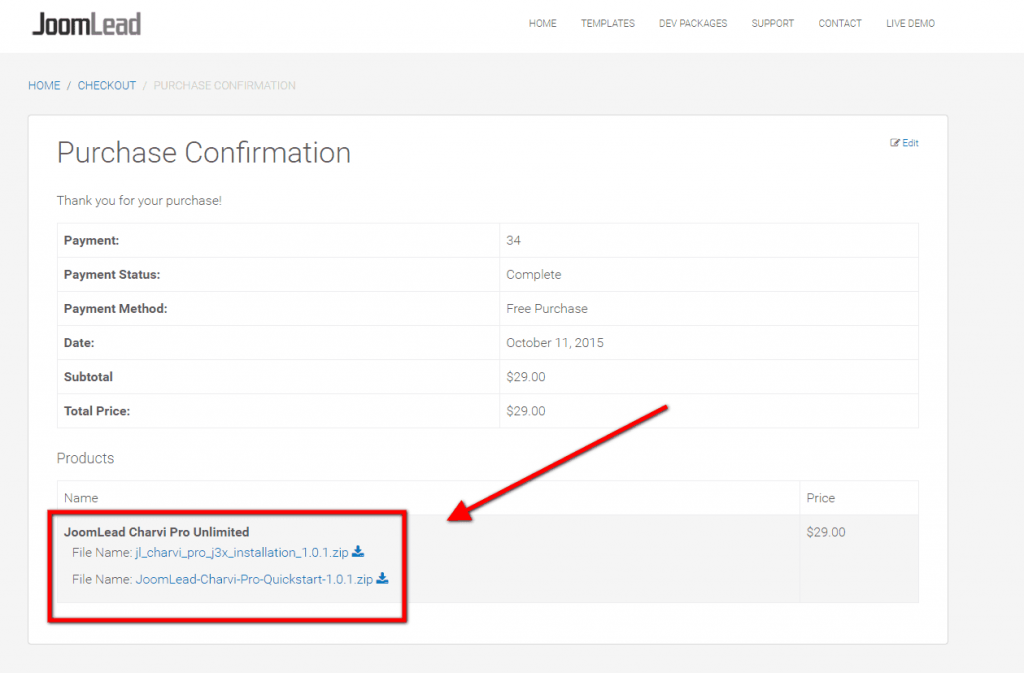 Epic - Documentation - JoomLead