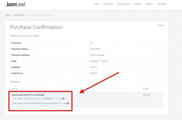 Epic - Documentation - JoomLead
