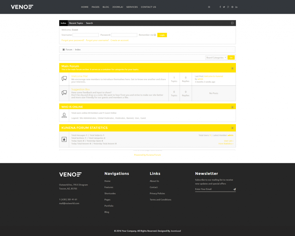 Veno Documentation - JoomLead
