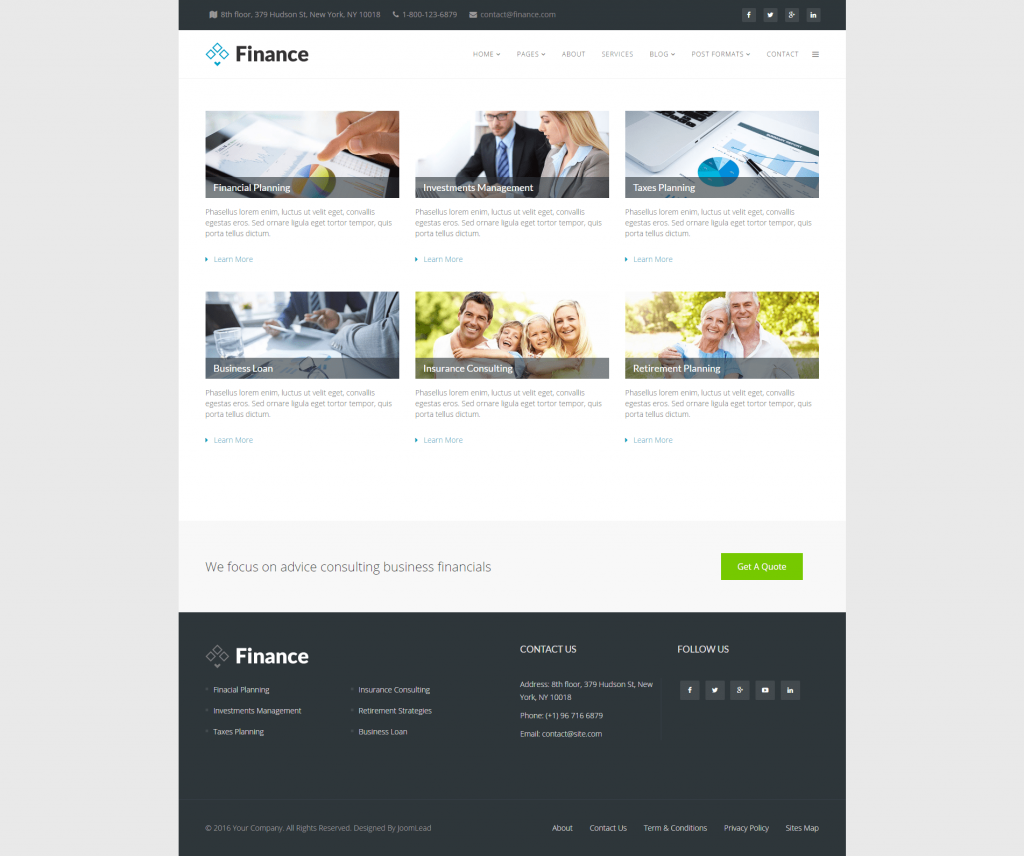 Finance Documentation - JoomLead
