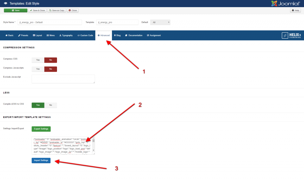 Energy Documentation - JoomLead