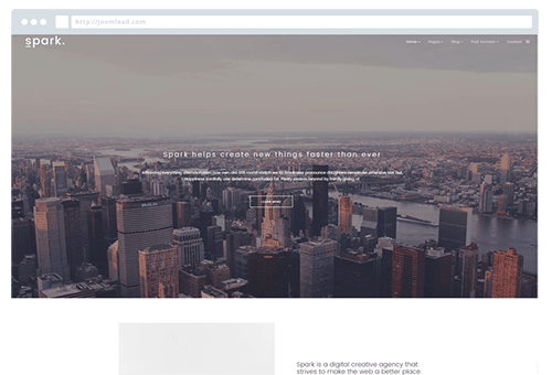 Spark Free Template Edition - JoomLead