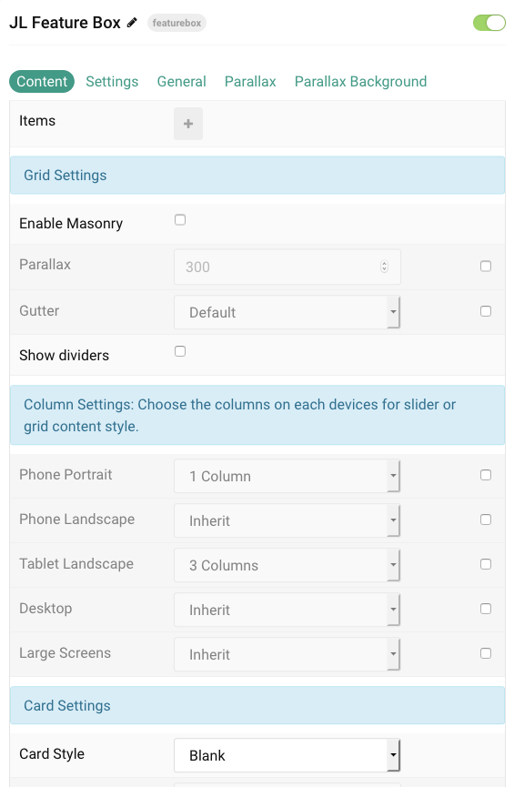 Feature Box Particle Documentation - JoomLead