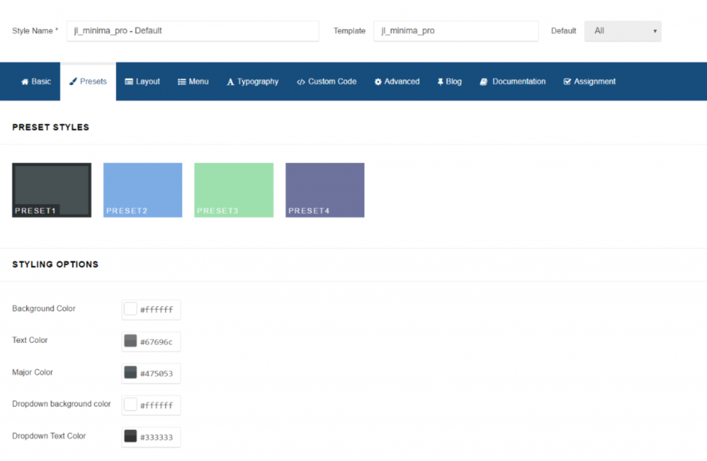 Minima Documentation - JoomLead