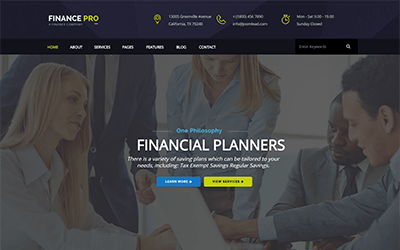 FinancePro - Finance and Business Joomla Template