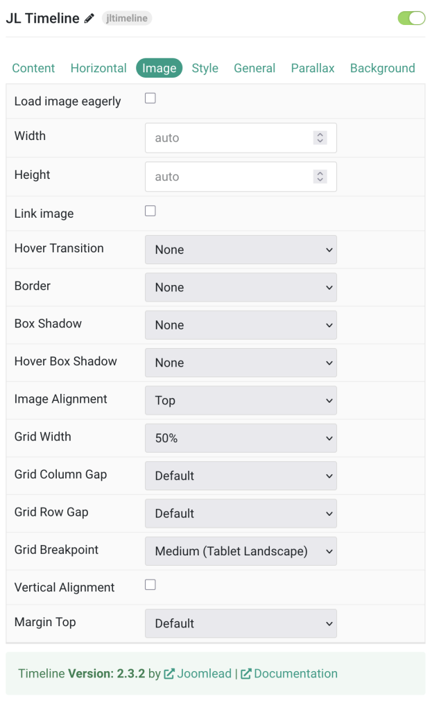Timeline Particle Documentation - JoomLead