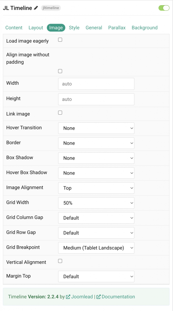 Timeline Particle Documentation - JoomLead