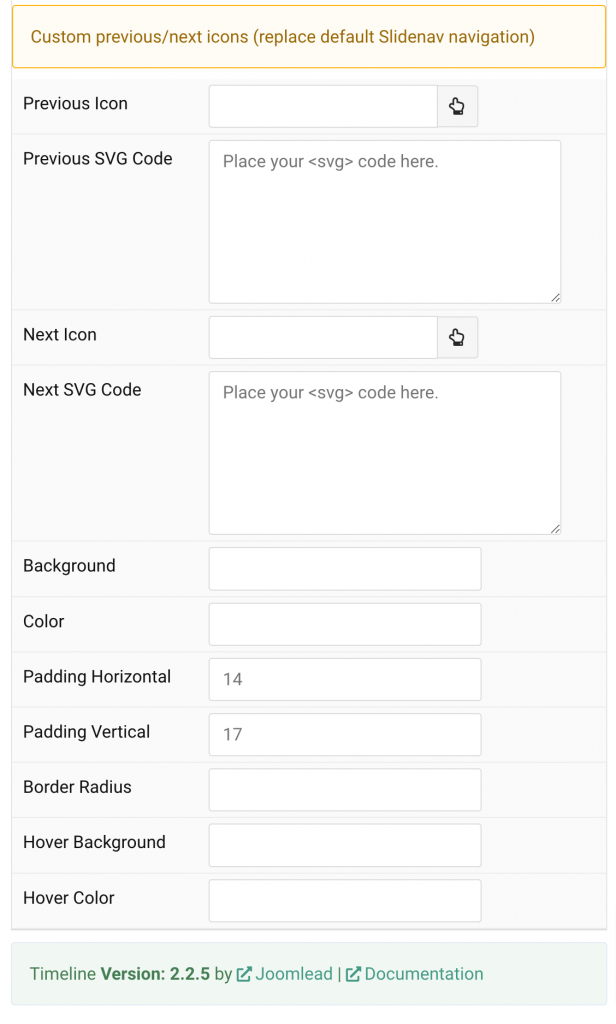 Timeline Particle Documentation - JoomLead
