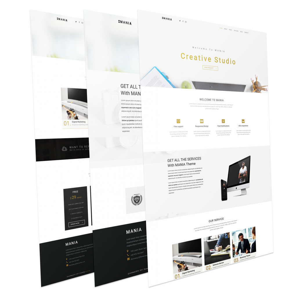 Mania - Multipurpose Business Joomla Theme