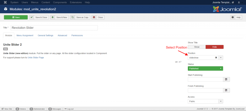 FinancePro Documentation Joomla Template