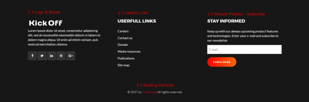 KickOff Documentation - JoomLead