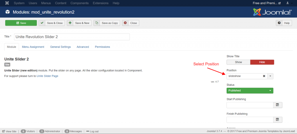 KickOff Documentation - JoomLead