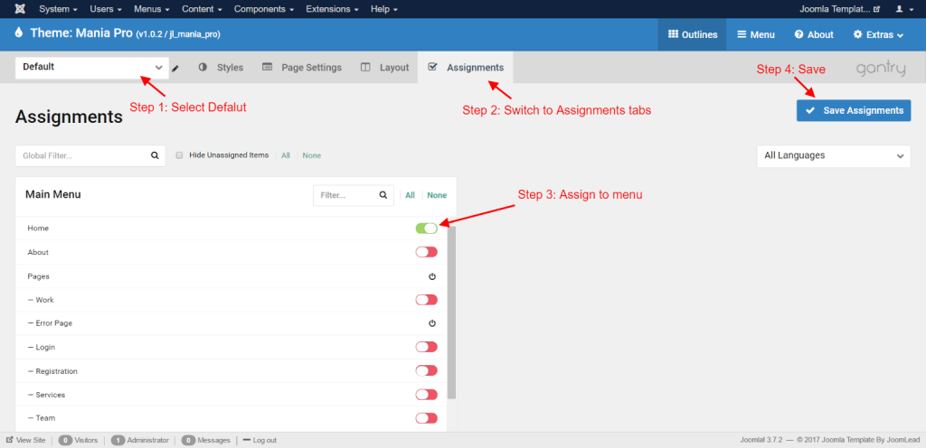 Mania Documentation Joomla Template