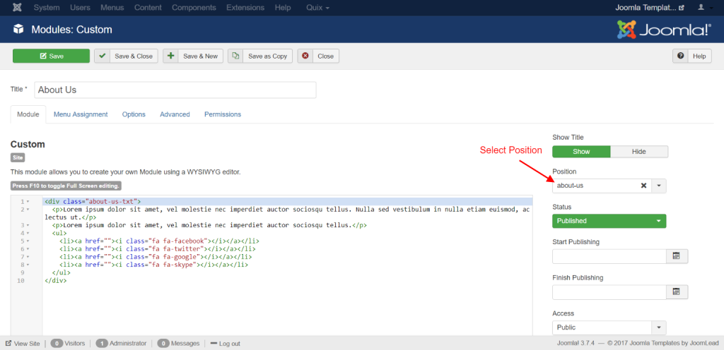 Twitch Documentation - JoomLead
