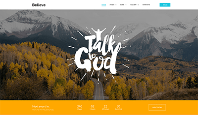 Believe Free Joomla Template - JoomLead
