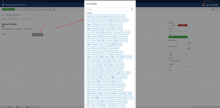 Particles Documentation - JoomLead