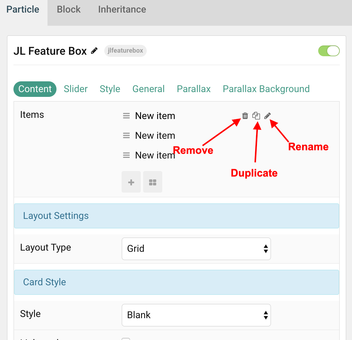 Particles Documentation - JoomLead