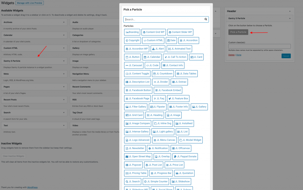 Particles Documentation - JoomLead