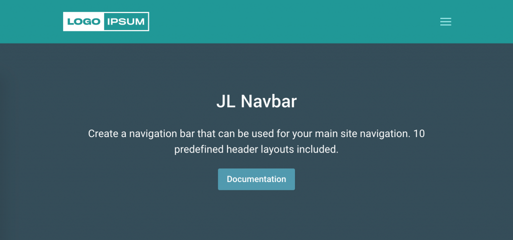 JL Navbar Particle - JoomLead