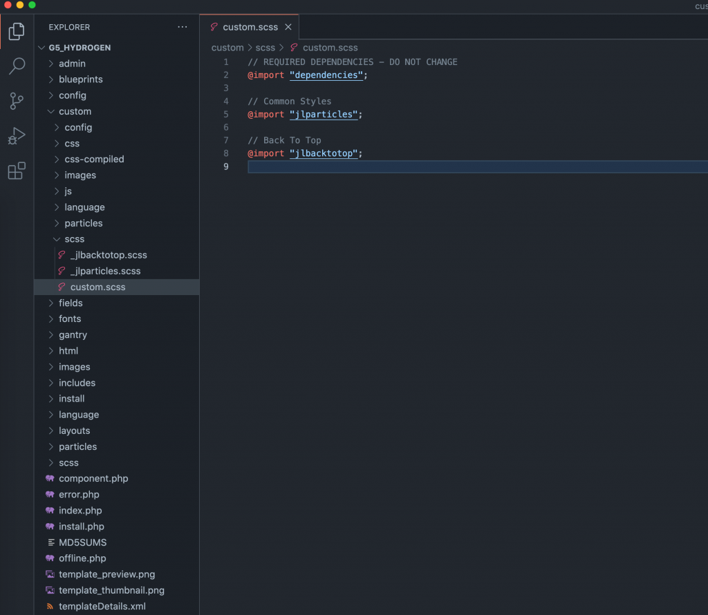 Particles Documentation - JoomLead