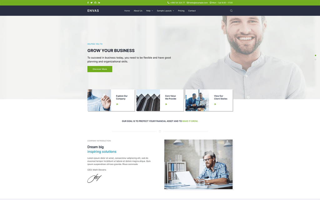 Envas - Multipurpose Joomla 6 Template