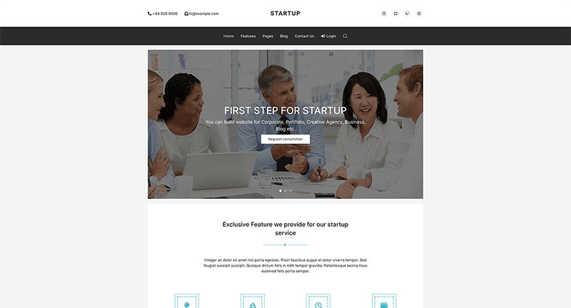 JoomLead Startup FREE template - JoomLead