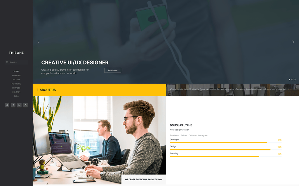 Thisone - Responsive Personal Joomla 6 Template
