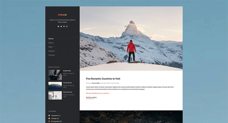 A Collection of Free & Premium Joomla 6 Templates