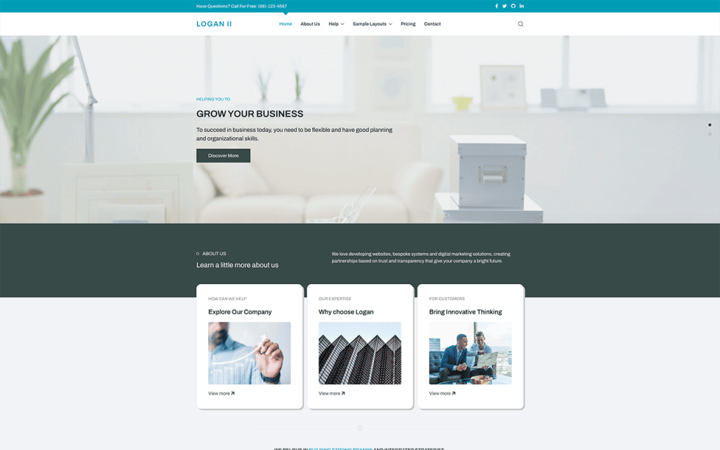 Logan - Responsive Multi Purpose Joomla 6 Template